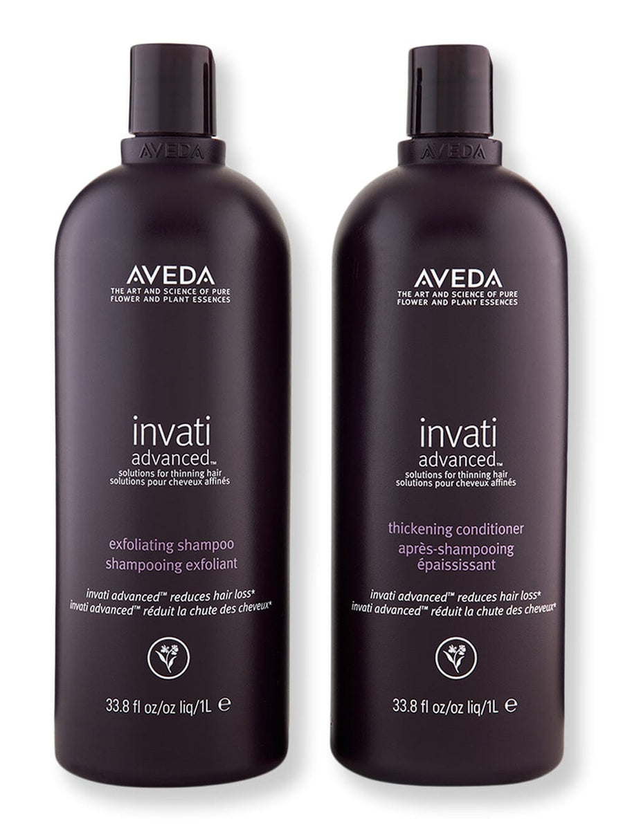 Aveda Invati Advanced Exfoliating Shampoo & Thickening Conditioner 1000 ...
