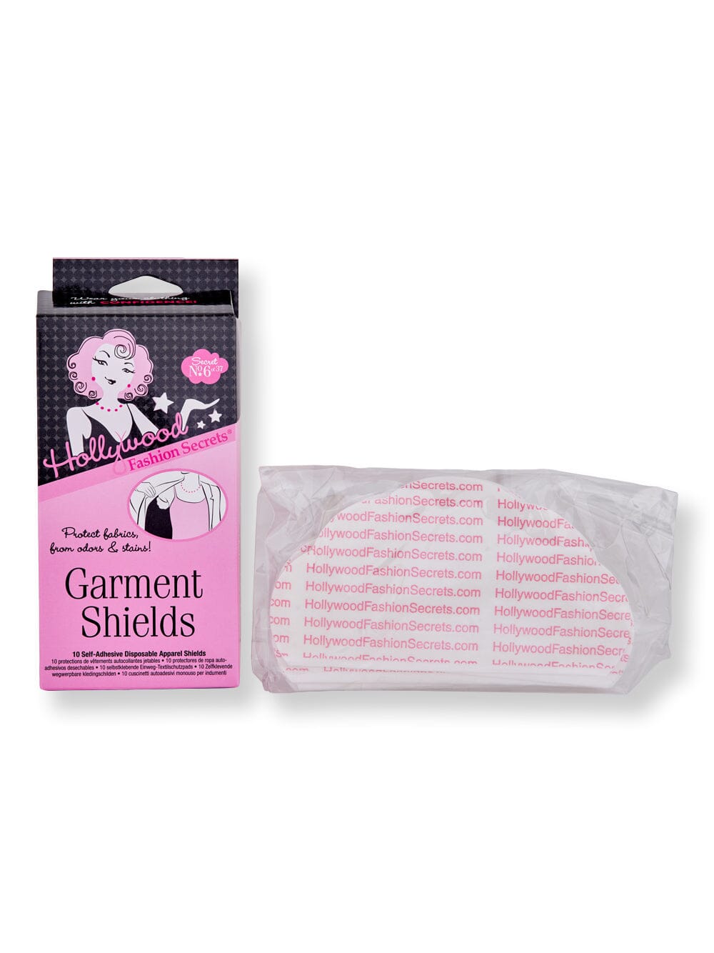 Hollywood Fashion Secrets Garment Shields 10 ct
