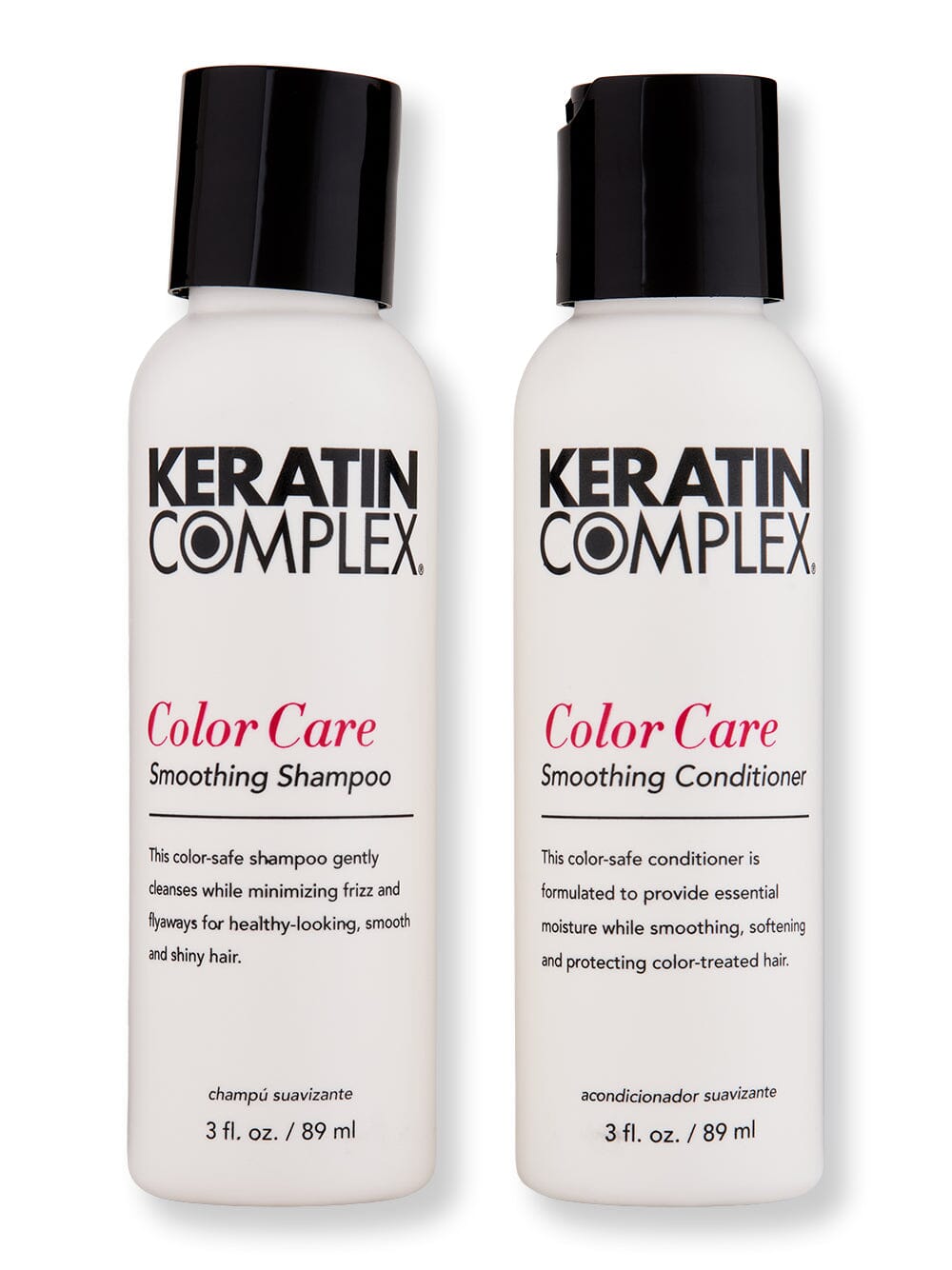 Keratin Complex Travel Valets Color Care Shampoo & Conditioner 3oz ...