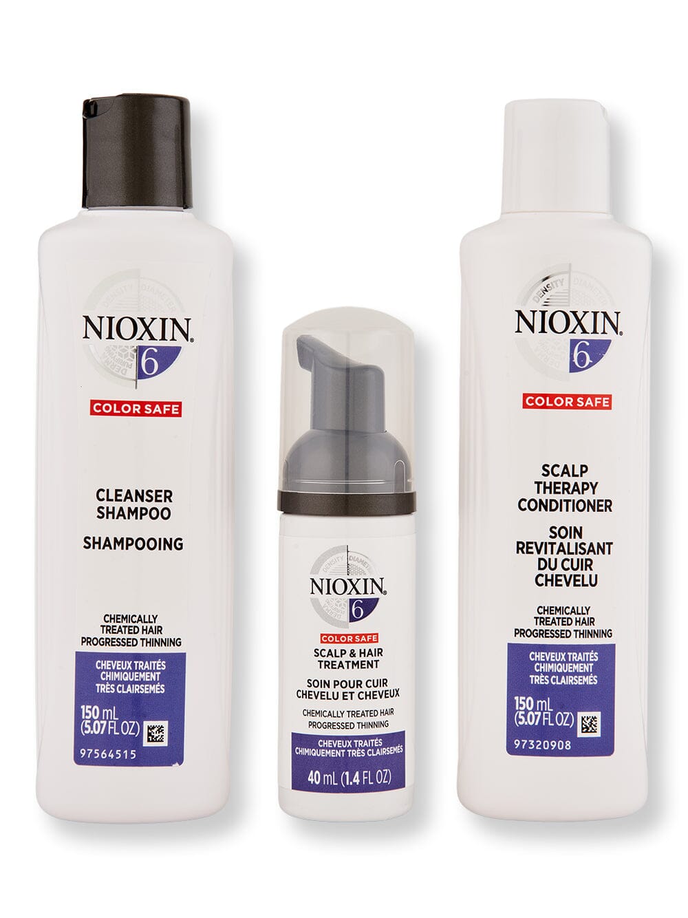 Nioxin Trial Kit System 6 for Chemically Treated Hair with Progressed