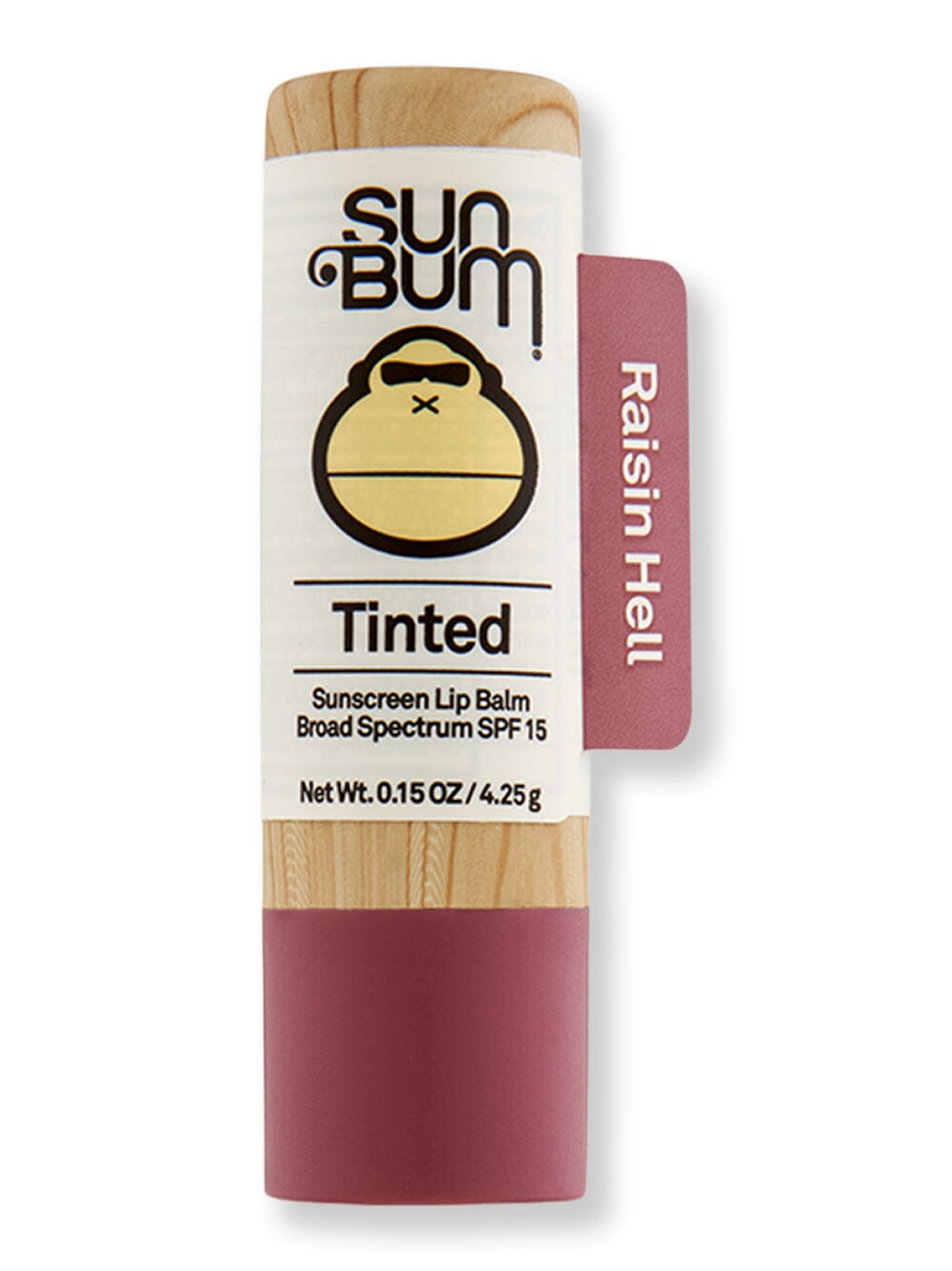 Sun Bum SPF 15 Tinted Lip Balm 0.15 oz 4.25 g Raisin Hell